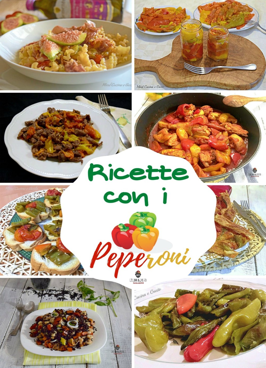 Ricette con i peperoni - raccolta imperdibile con ricette sfiziose