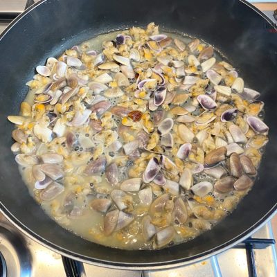 Spaghetti con le telline sempre di tendenza